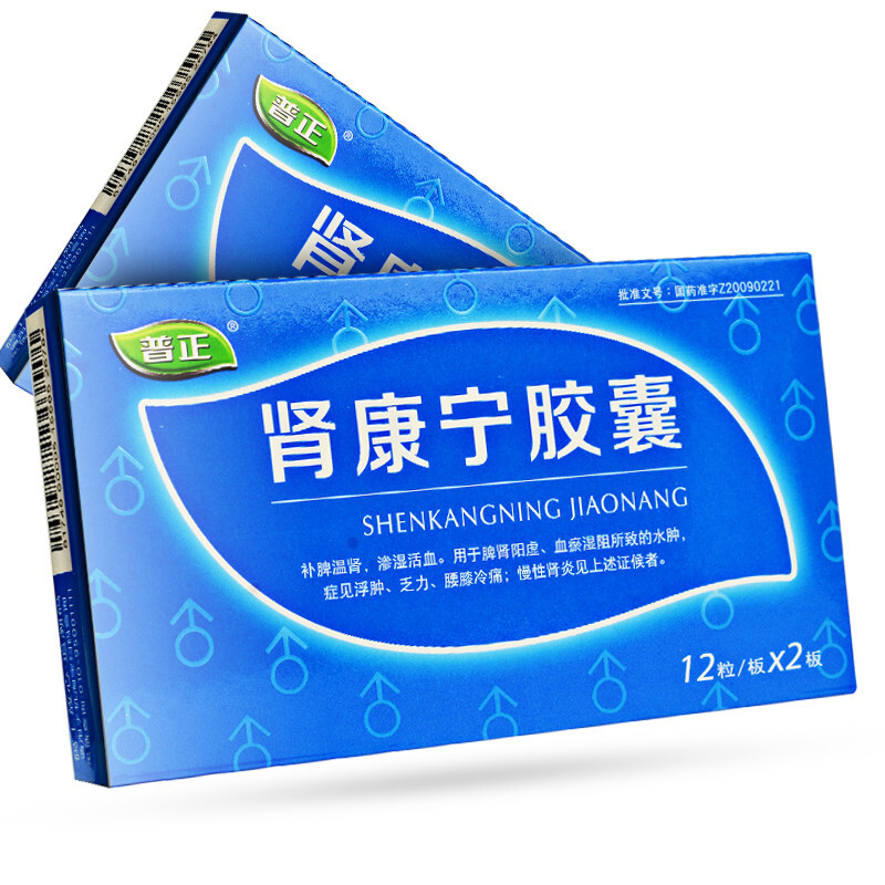 肾康宁胶囊_普正肾康宁胶囊0.35g*12粒*2板_多少钱_在哪买-圆心大药房